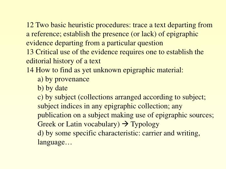 PPT - Epigraphy PowerPoint Presentation - ID:2242734