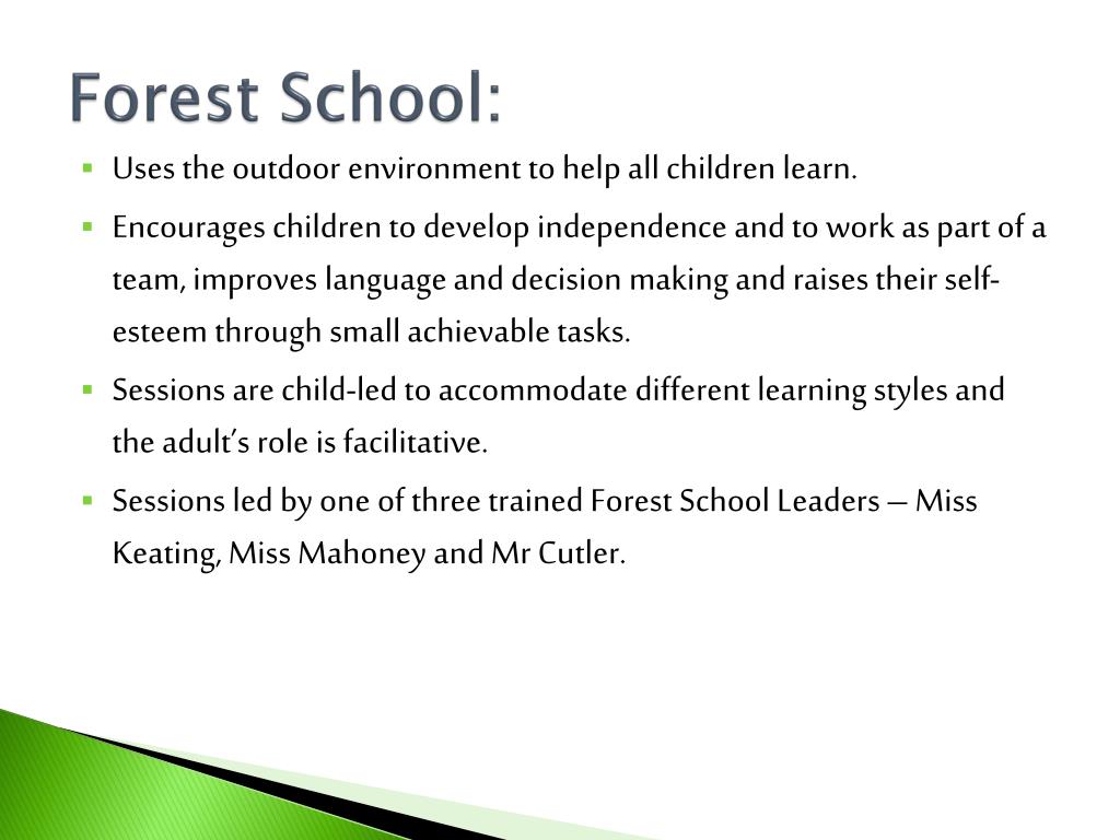 PPT - Forest School at Churchdown Village Infants PowerPoint ...