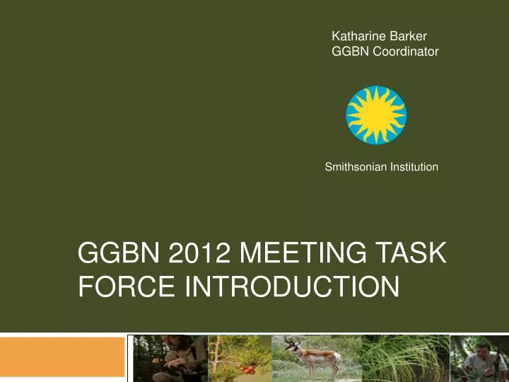 PPT - GGBN 2012 Meeting Task Force Introduction PowerPoint Presentation ...