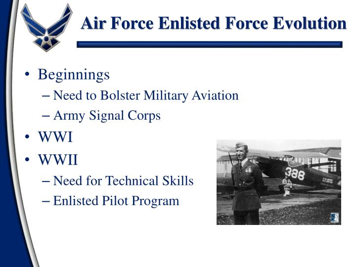 PPT - THE ENLISTED FORCE PowerPoint Presentation - ID:2244221