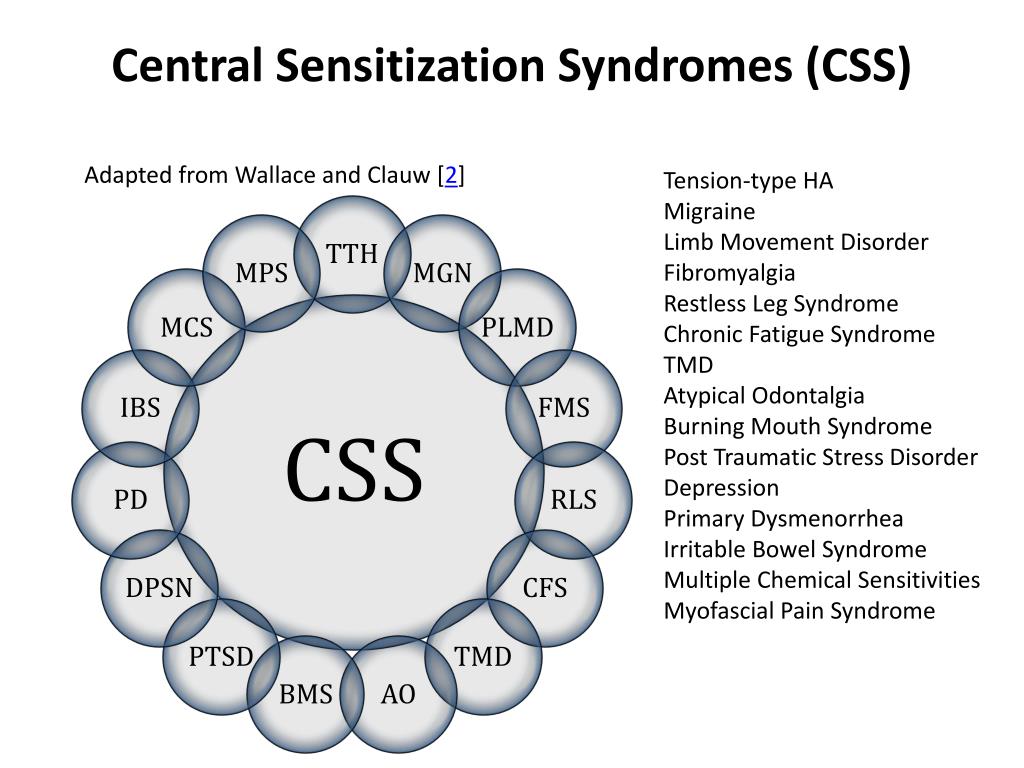 PPT - Central Sensitization: Clinical Implications for Chronic Head and ...