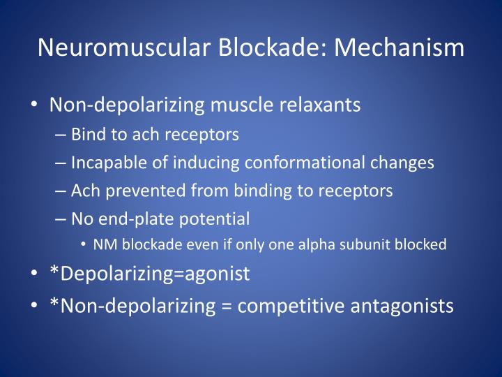 PPT - Neuromuscular Blocking Agents PowerPoint Presentation - ID:2244577