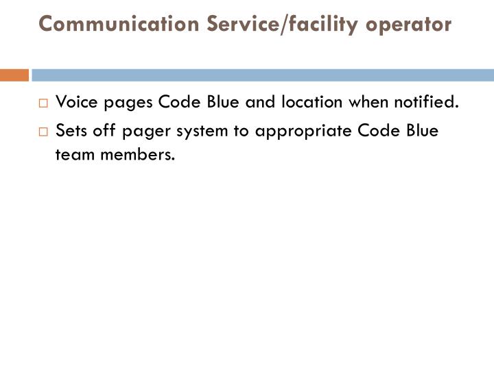 PPT - CODE BLUE PowerPoint Presentation - ID:2244654
