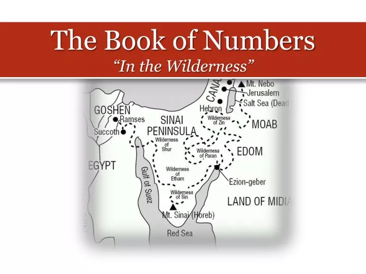 PPT - The Book of Numbers “In the Wilderness” PowerPoint Presentation ...
