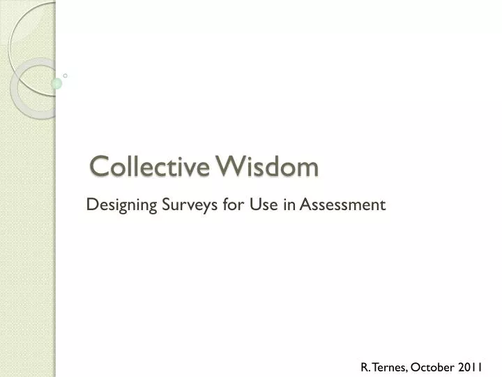 PPT - Collective Wisdom PowerPoint Presentation, free download - ID:2244896