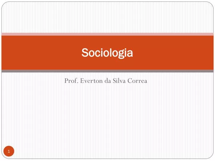 PPT - Sociologia PowerPoint Presentation, free download - ID:2245180