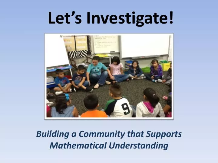 PPT - Let’s Investigate! PowerPoint Presentation, free download - ID ...