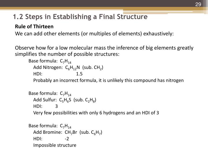 PPT - CHEM 430 – Structural Analysis of Organic Compounds PowerPoint ...