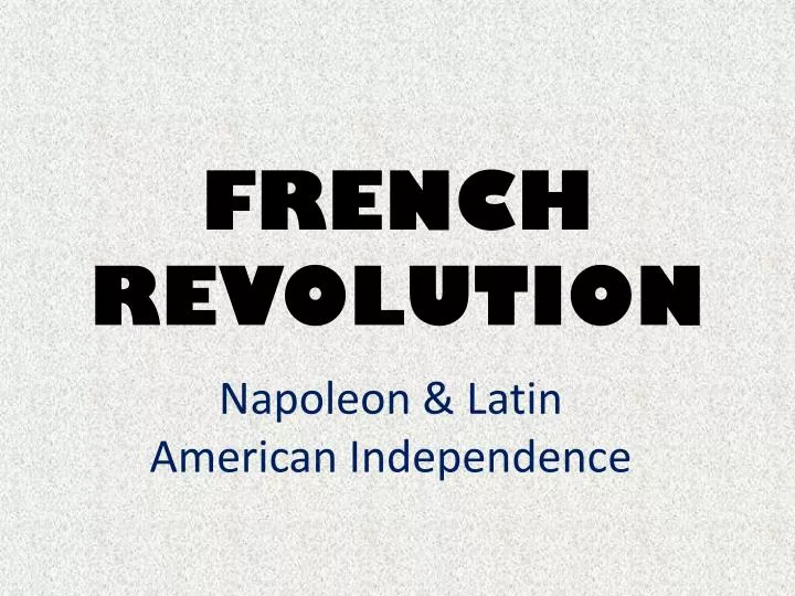 PPT - FRENCH REVOLUTION PowerPoint Presentation, free download - ID:2246138