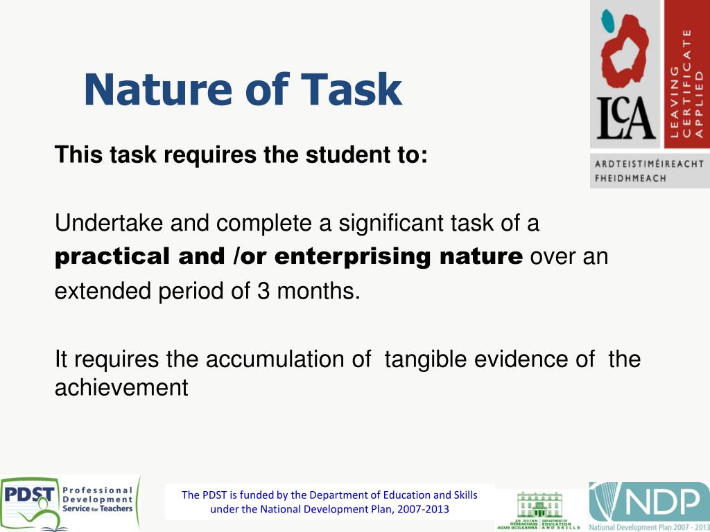 PPT - Practical Achievement Task Thursday Oct 13 th 2011 Drumcondra ...