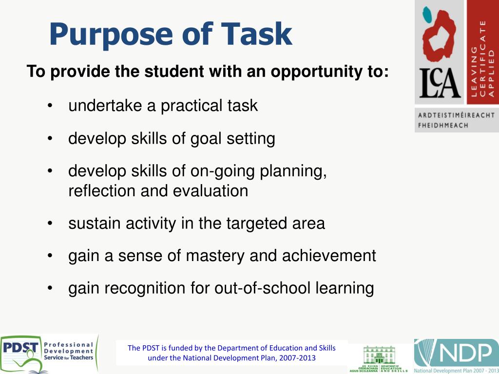 PPT - Practical Achievement Task Thursday Oct 13 th 2011 Drumcondra ...