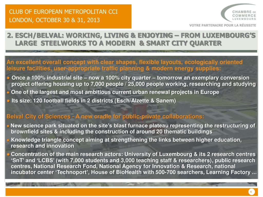 PPT - CLUB OF EUROPEAN METROPOLITAN CCI London, october 30 & 31, 2013 ...