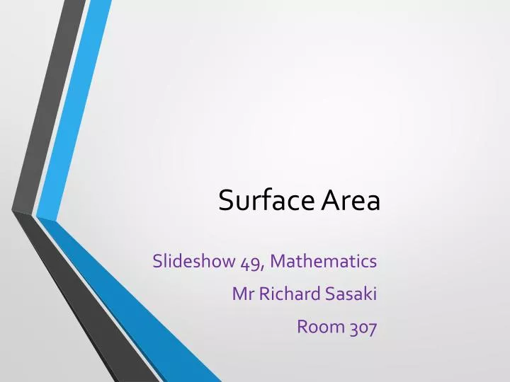 PPT - Surface Area PowerPoint Presentation, free download - ID:2247380