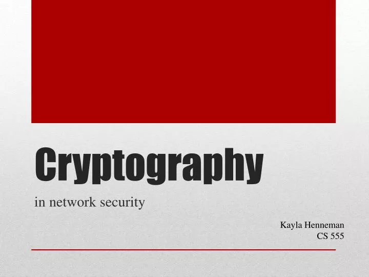 PPT - Cryptography PowerPoint Presentation, free download - ID:2247386