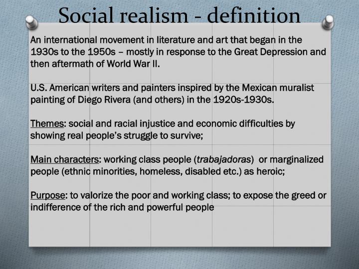 PPT - Realistic fiction: Social Realism PowerPoint Presentation - ID ...