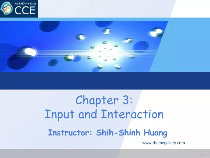 PPT - Chapter 3: Input and Interaction PowerPoint Presentation, free ...