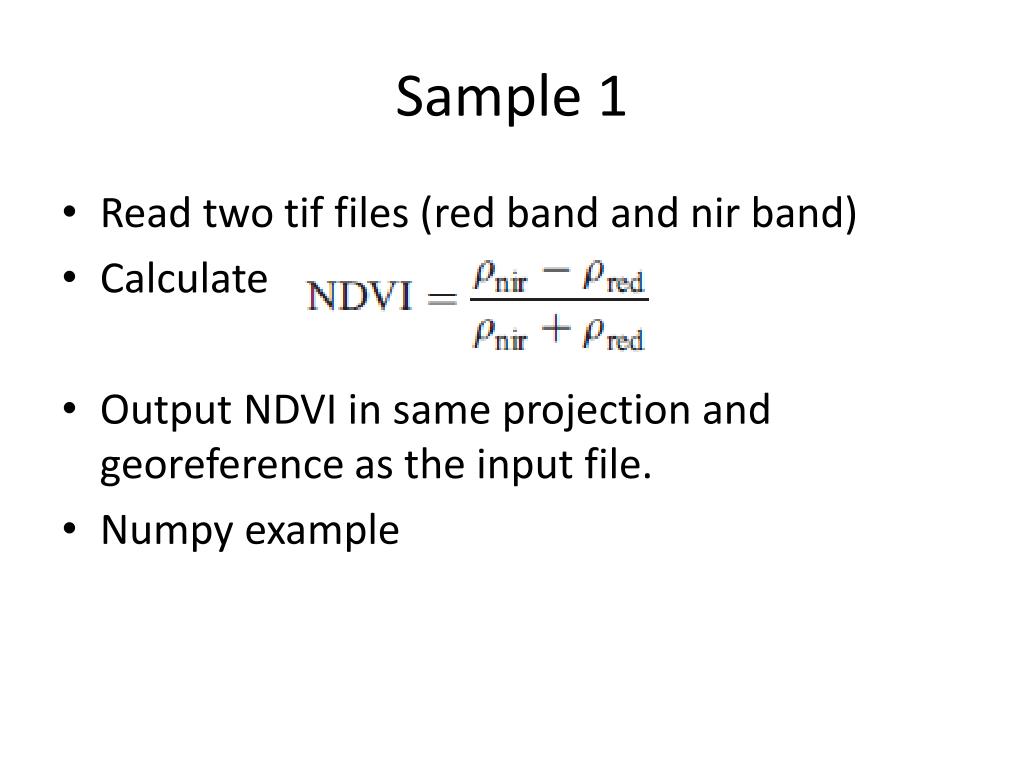 Ppt Geoprocessing With Gdal And Numpy In Python Powerpoint Presentation Id2248348