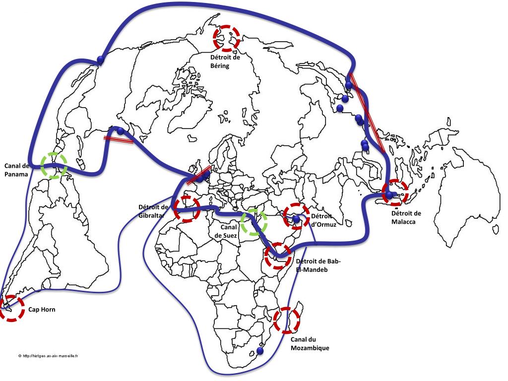 PPT - Les espaces maritimes: des espaces géostratégiques PowerPoint ...