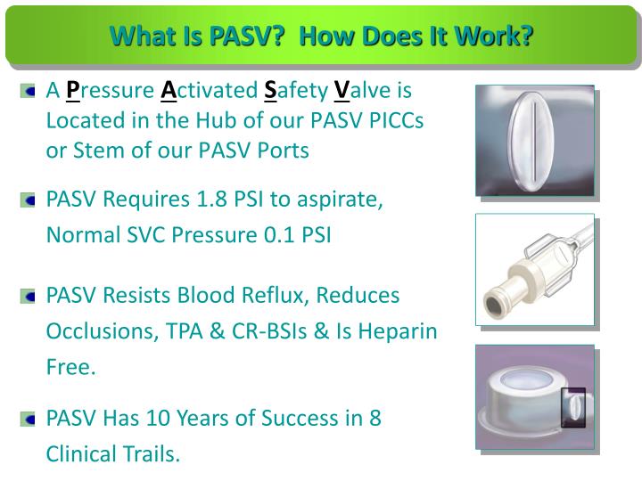 PPT - PASV Valve Technology Let Clinical Evidence Be Your Guide ...