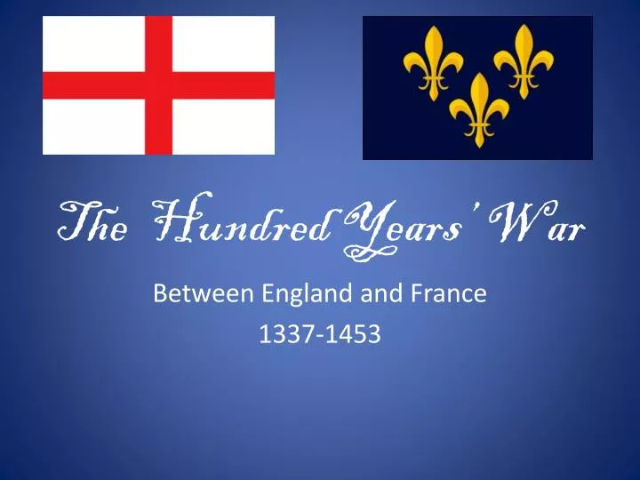 PPT - The Hundred Years’ War PowerPoint Presentation, free download ...