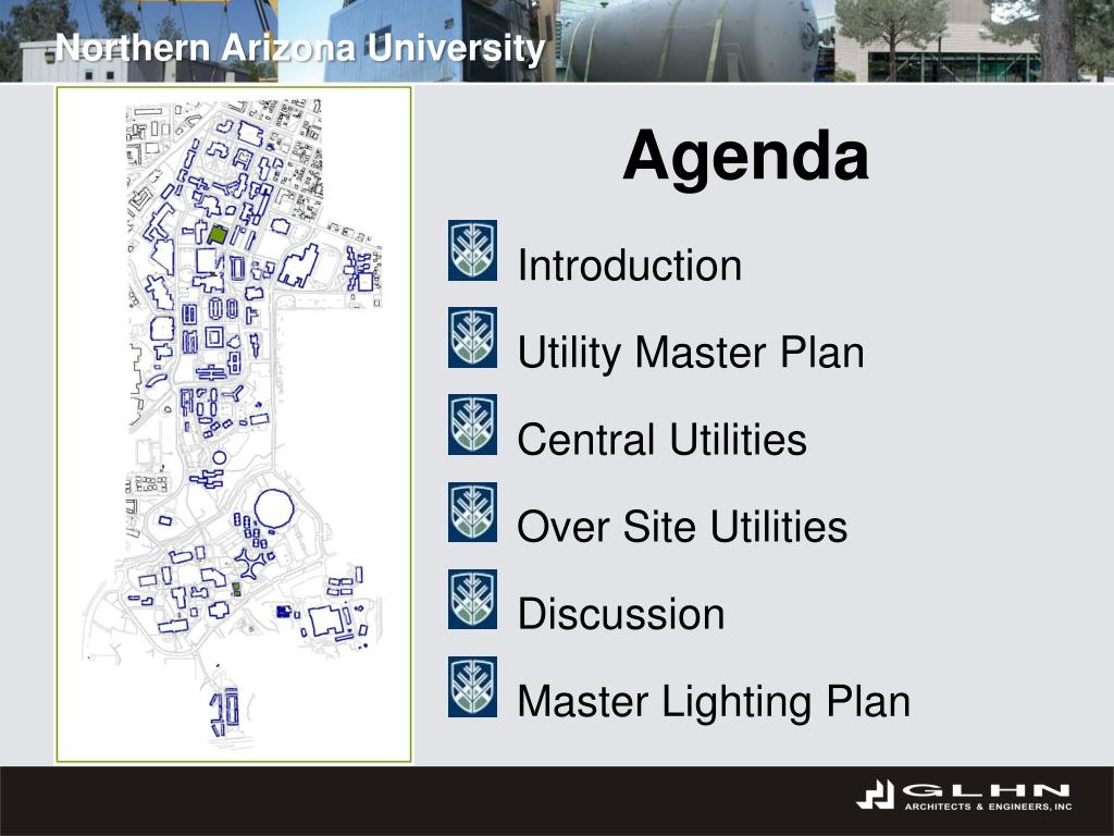 PPT - Northern Arizona University Master Utility Plan & Master Site ...