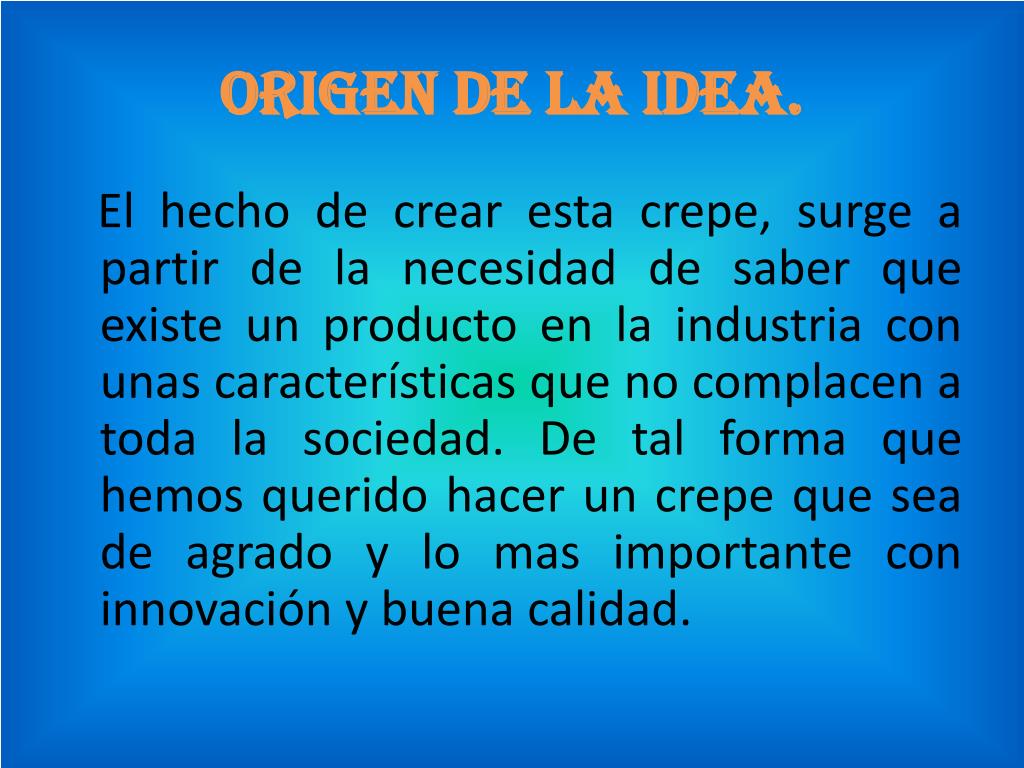 PPT - CREPES A BASE DE SIETE GRANOS Y CEREALES PowerPoint Presentation ...