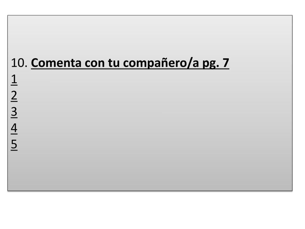 PPT - Unidad 1 : Vivir y sentir Lección 1 Objetivo : yo puedo describir ...