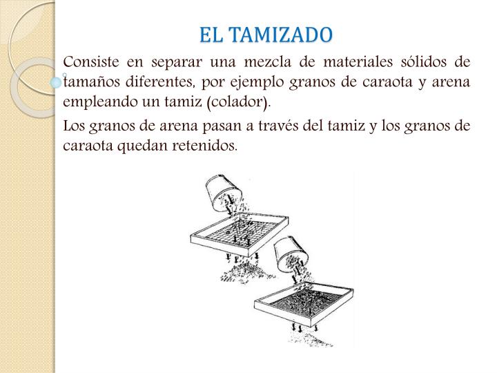 PPT - TÉCNICAS DE SEPARACIÓN DE MEZCLAS PowerPoint Presentation - ID ...