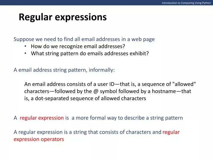 PPT - Introduction to Computing Using Python PowerPoint Presentation ...