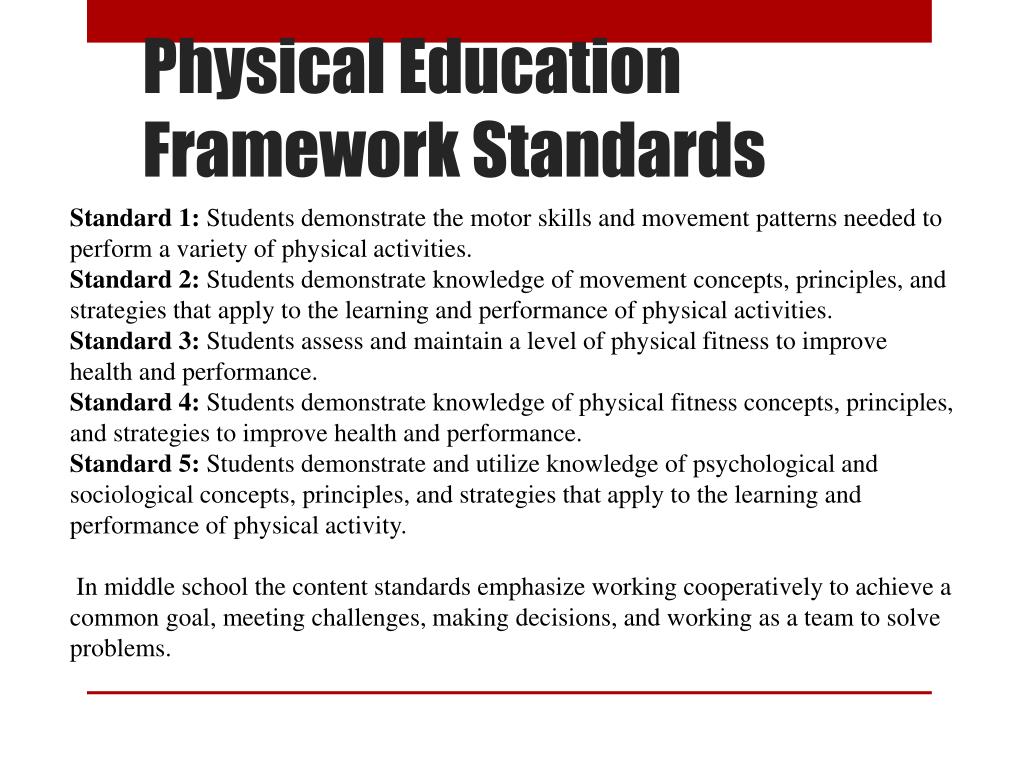 PPT - Fitness for Life: Goals and Objectives in Middle School PE with ...