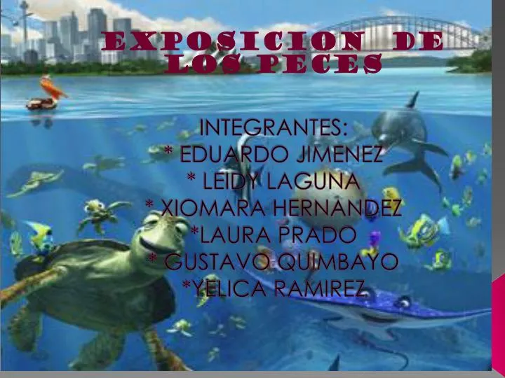 PPT - EXPOSICION DE LOS PECES PowerPoint Presentation, free download ...