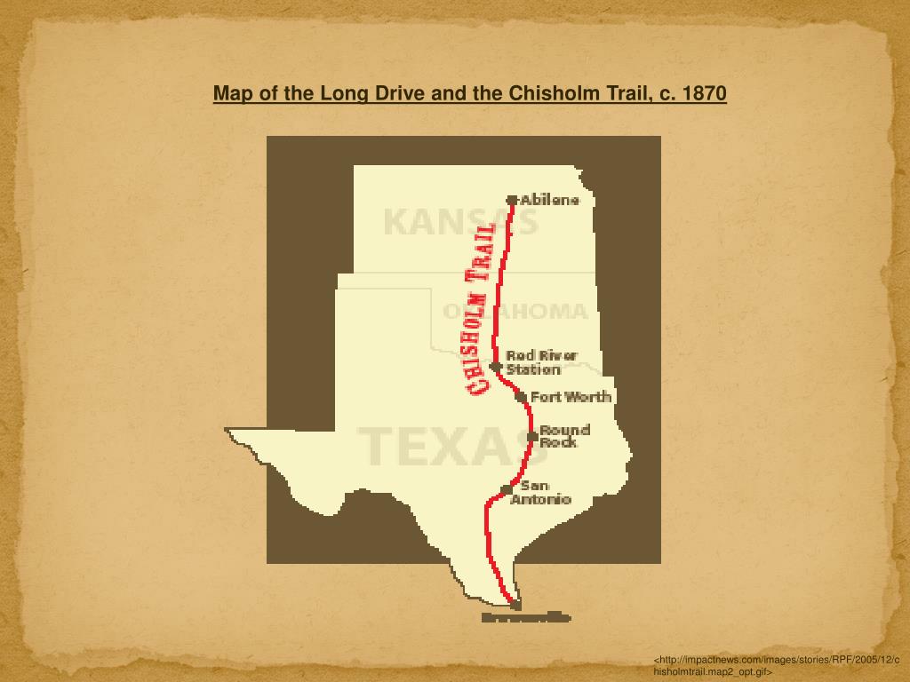 PPT - Cow Towns, Cowboys, and Cattle drives PowerPoint Presentation ...