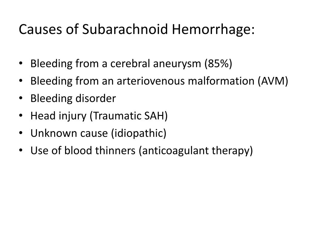 Ppt Neurosurgery Case 3 Subarachnoid Hemorrhage Powerpoint