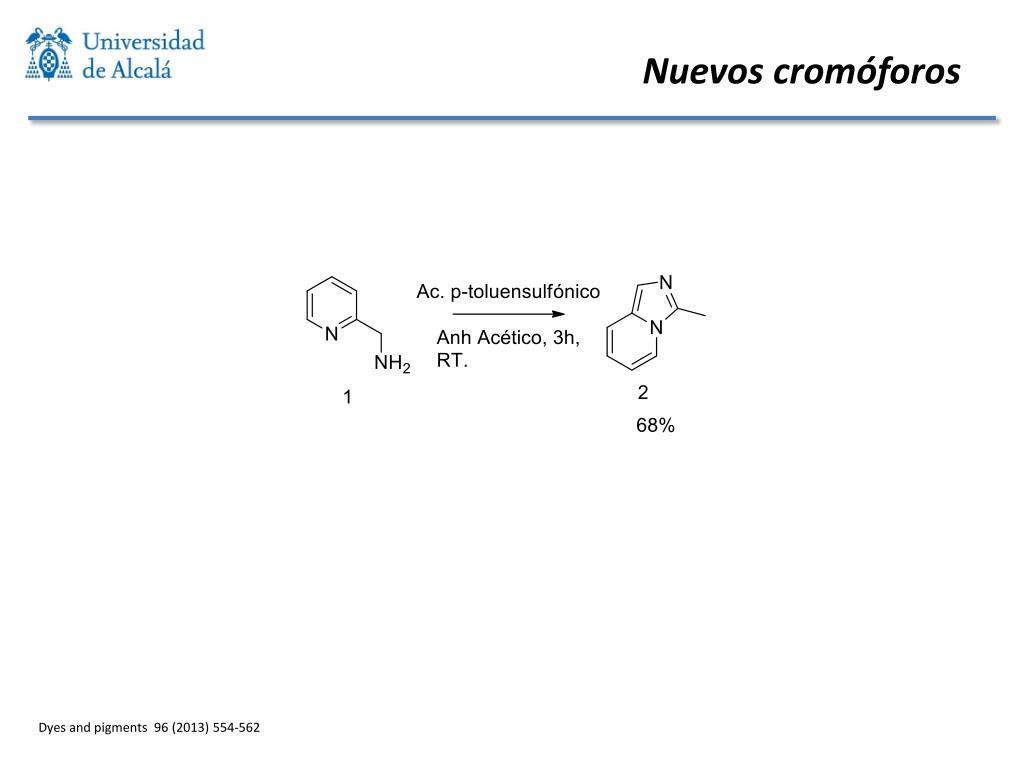 PPT - Cromóforos catiónicos intercalantes de DNA: Fluorescencia y ...