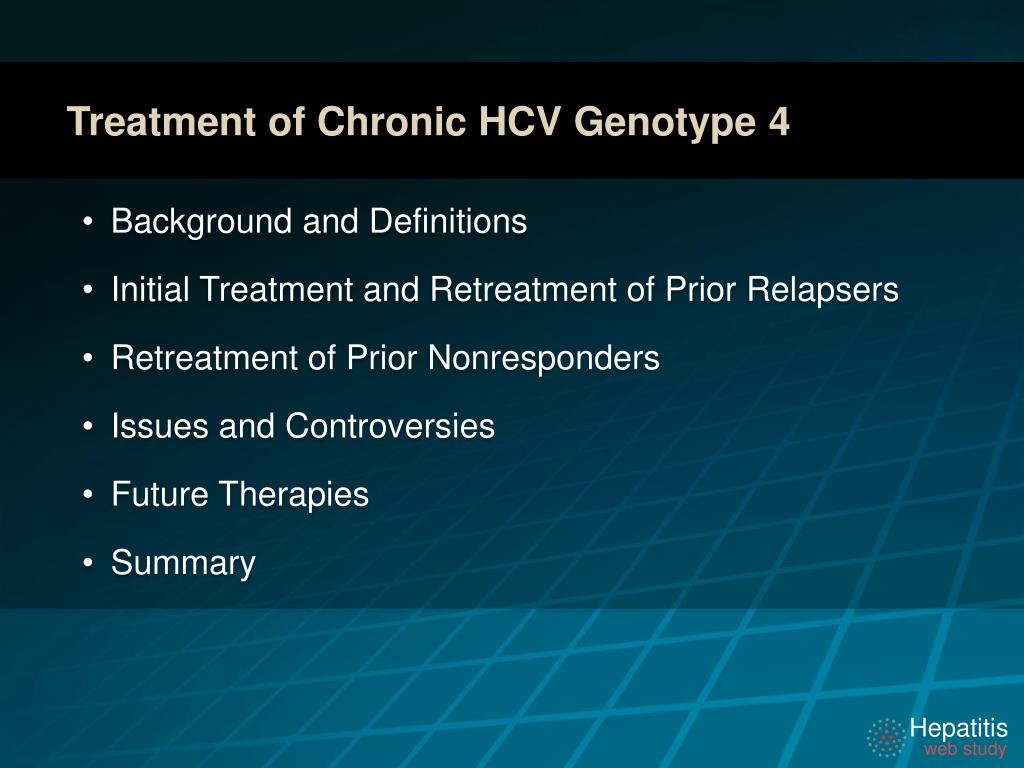 PPT - Treatment of Chronic HCV Genotype 4 PowerPoint Presentation, free ...