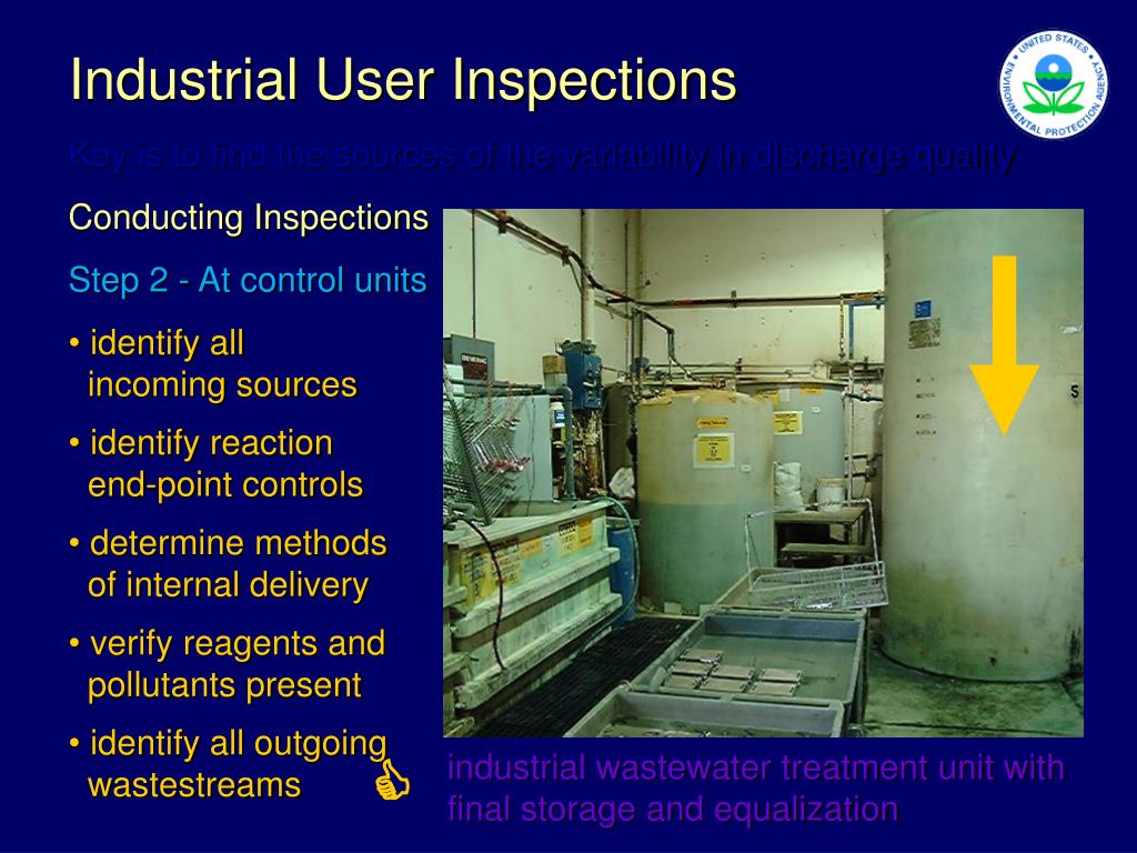 PPT - Industrial User Inspections EPA Region 9, Clean Water Act ...