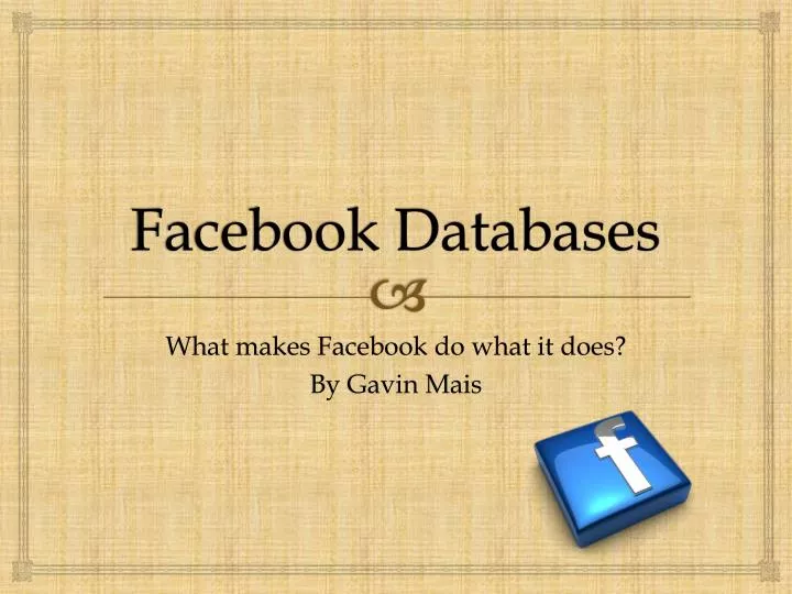 PPT - Facebook Databases PowerPoint Presentation, free download - ID ...