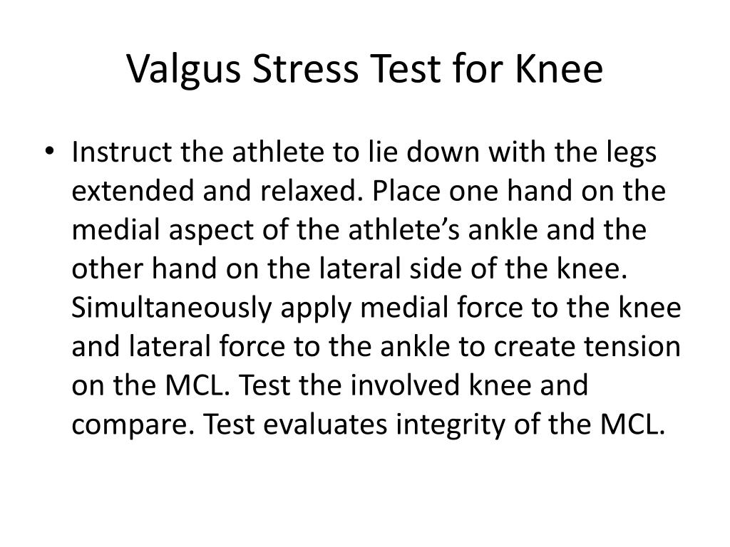 PPT - Knee Sports Medicine Tests PowerPoint Presentation, free download ...