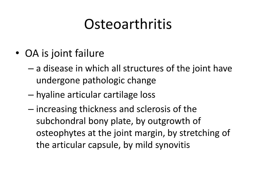 PPT - Rheumatology: OSTEOARTHRITIS RHEUMATOID ARTHRITIS PowerPoint ...