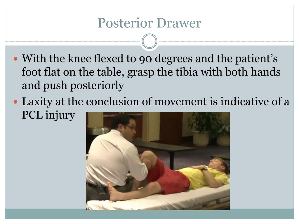 PPT - Lower Extremity H&P: Knee Exam PowerPoint Presentation, free ...