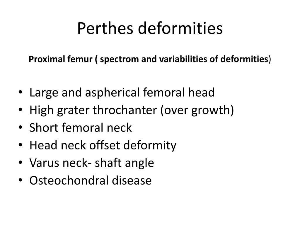 PPT - Surgical Treatment for Perthes Disease PowerPoint Presentation ...