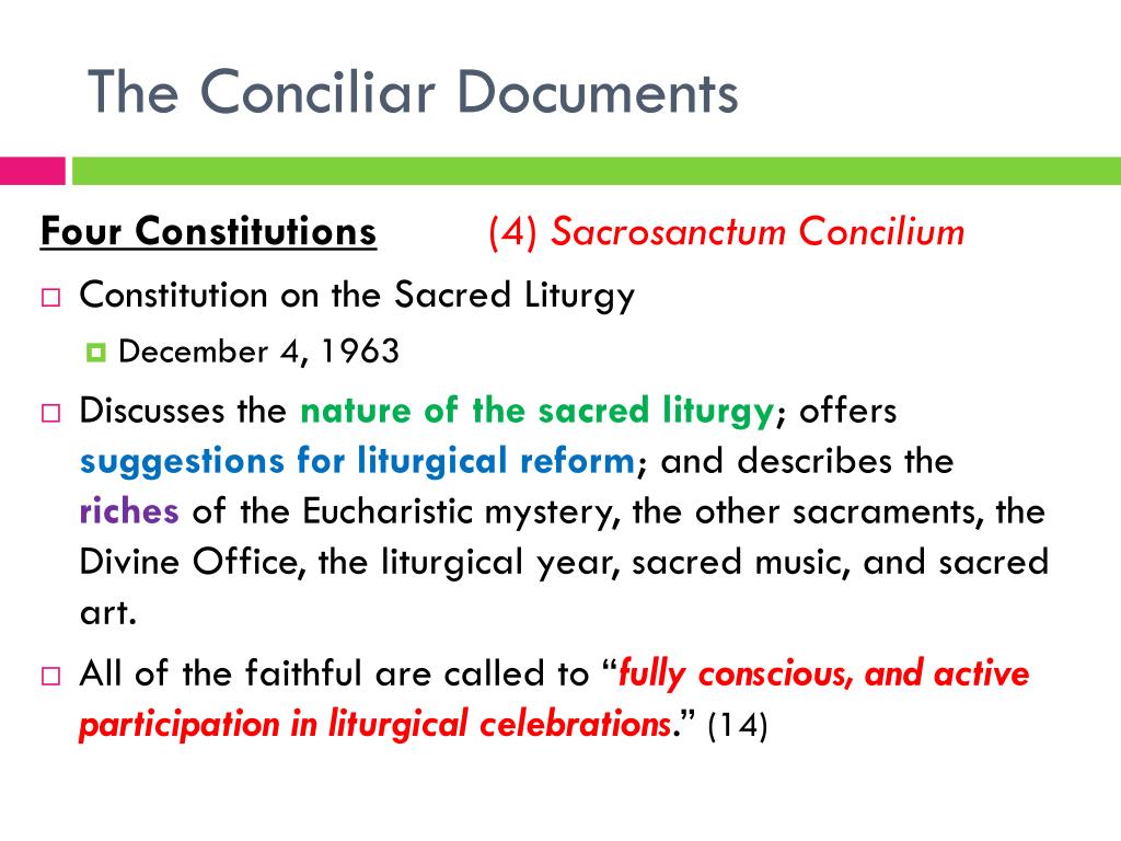 PPT - The 50th Anniversary of Vatican II: Understanding the Call and ...
