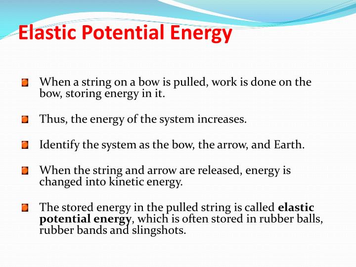 PPT - Elastic Potential Energy ( Chapter 11 section 11.1) PowerPoint ...