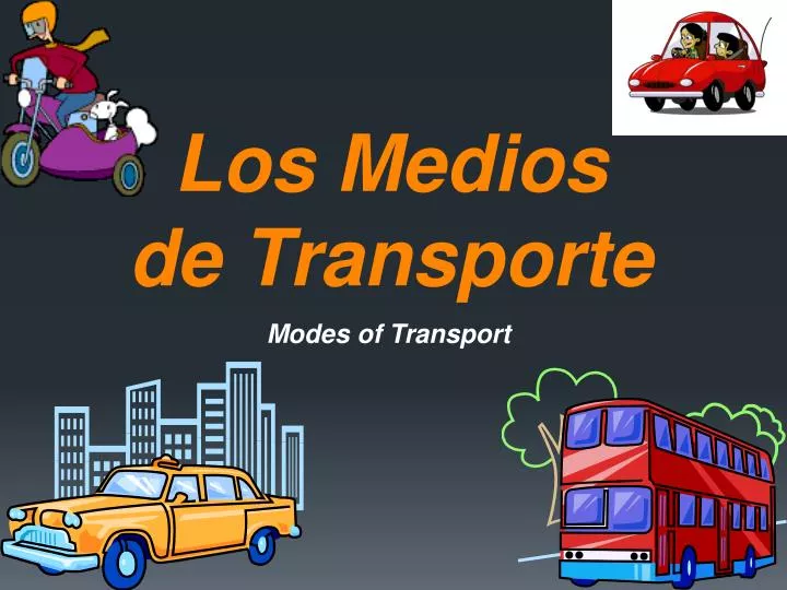 PPT - Los Medios de Transporte PowerPoint Presentation, free download ...