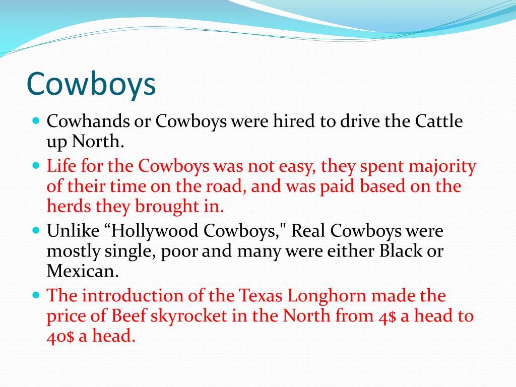 PPT - Cattle Kingdom: This Rise and Fall of the Cattle Industry in ...