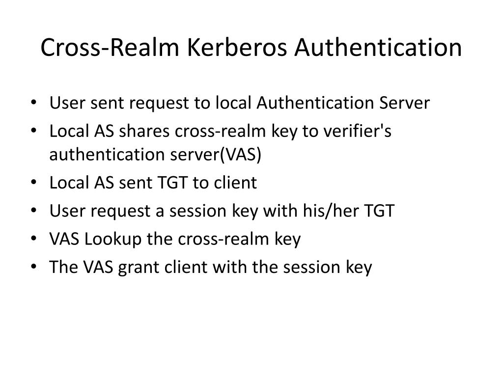 PPT - Kerberos Authentication for Multi-organization PowerPoint ... PPT - Kerberos Authentication for Multi-organization PowerPoint ...