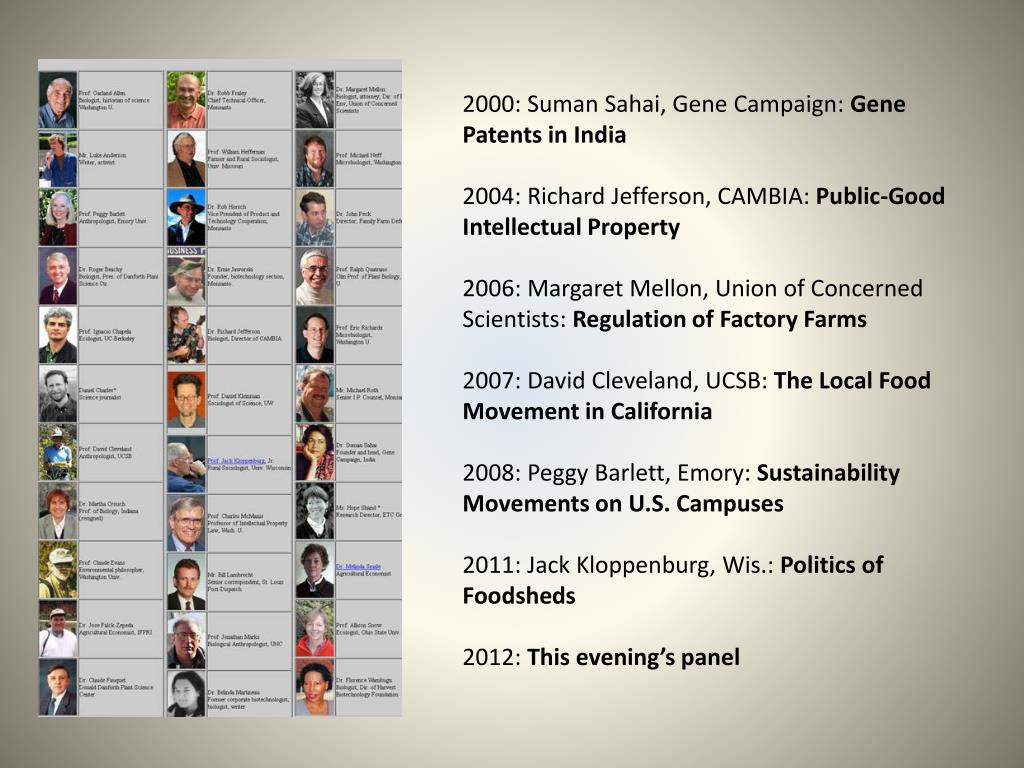 PPT - 2000: Suman Sahai , Gene Campaign: Gene Patents in India ...