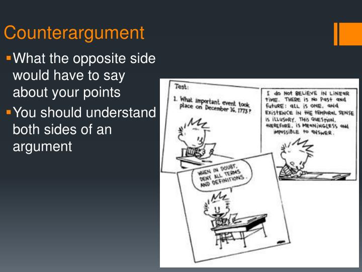 PPT - Parts of an argument PowerPoint Presentation - ID:2252784