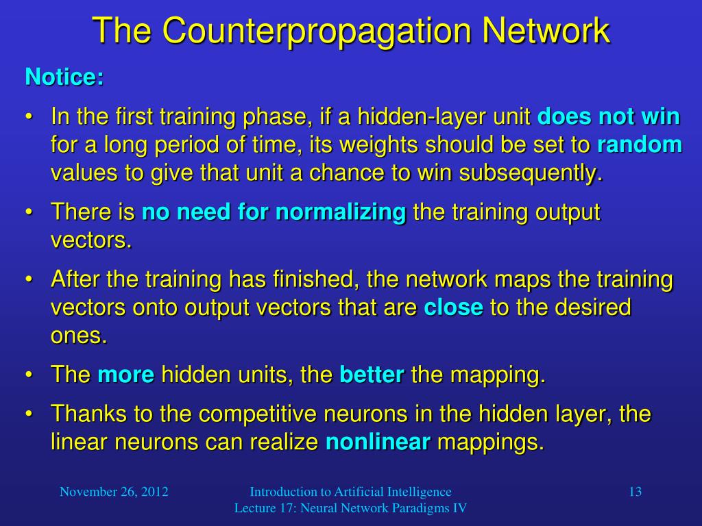 PPT - The Counterpropagation Network PowerPoint Presentation, free ... PPT - The Counterpropagation Network PowerPoint Presentation, free ...
