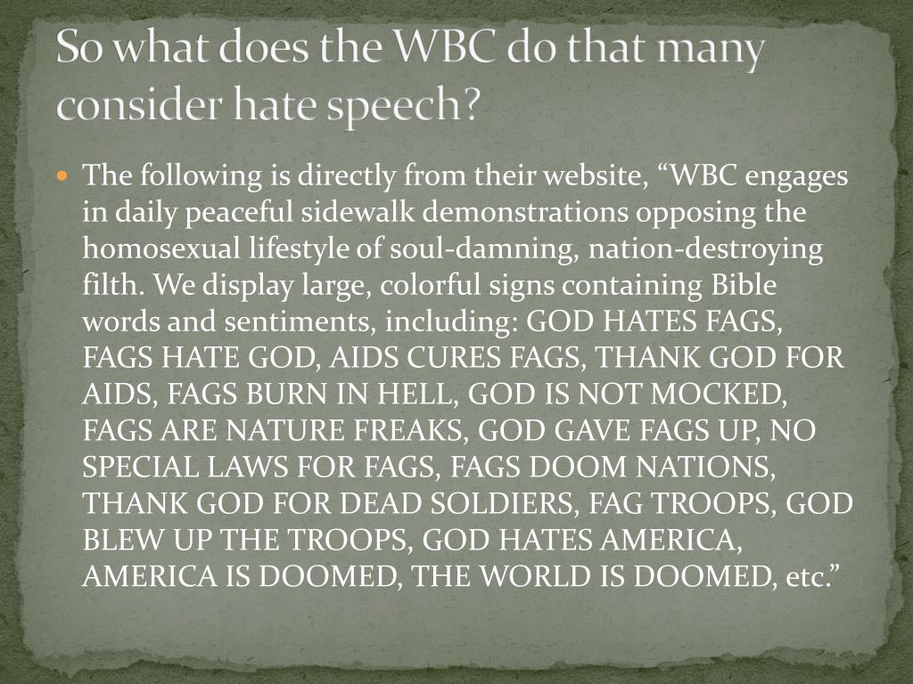 PPT - The Westboro Baptist Church PowerPoint Presentation, free ...
